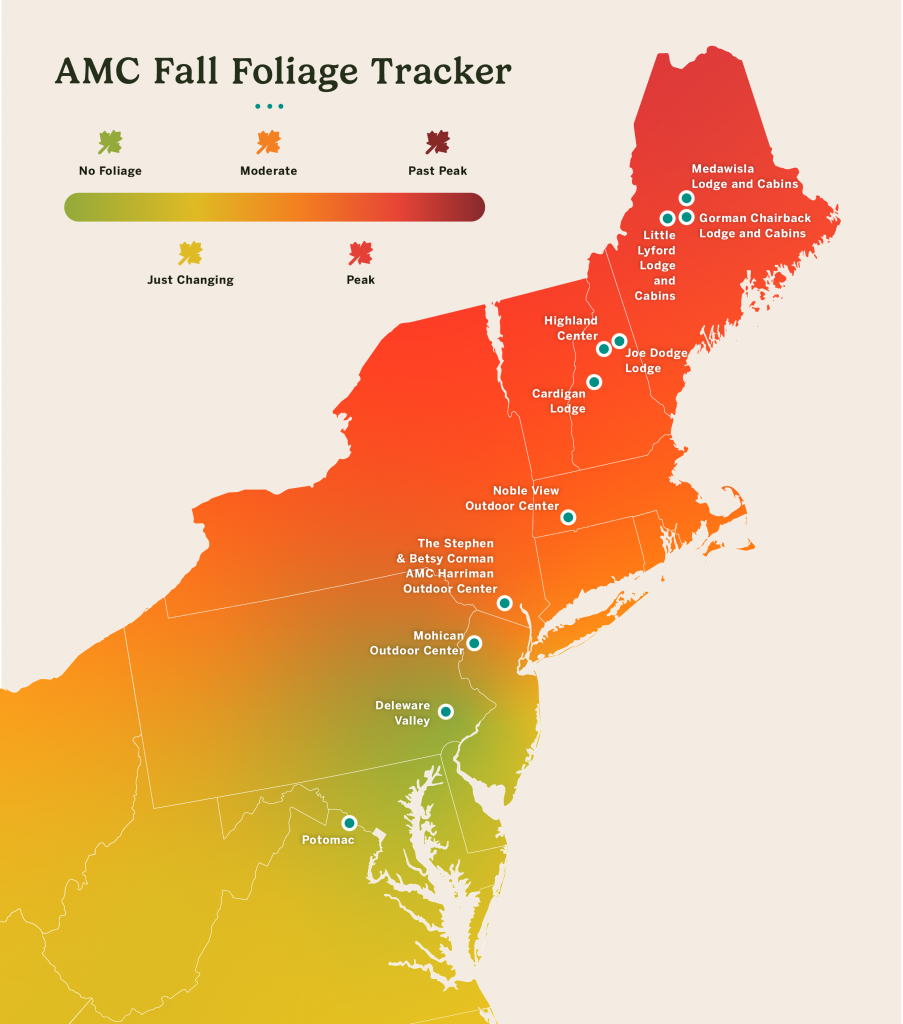 Northeast Fall Foliage Tracker 2025: When and Where to See Peak Colors ...