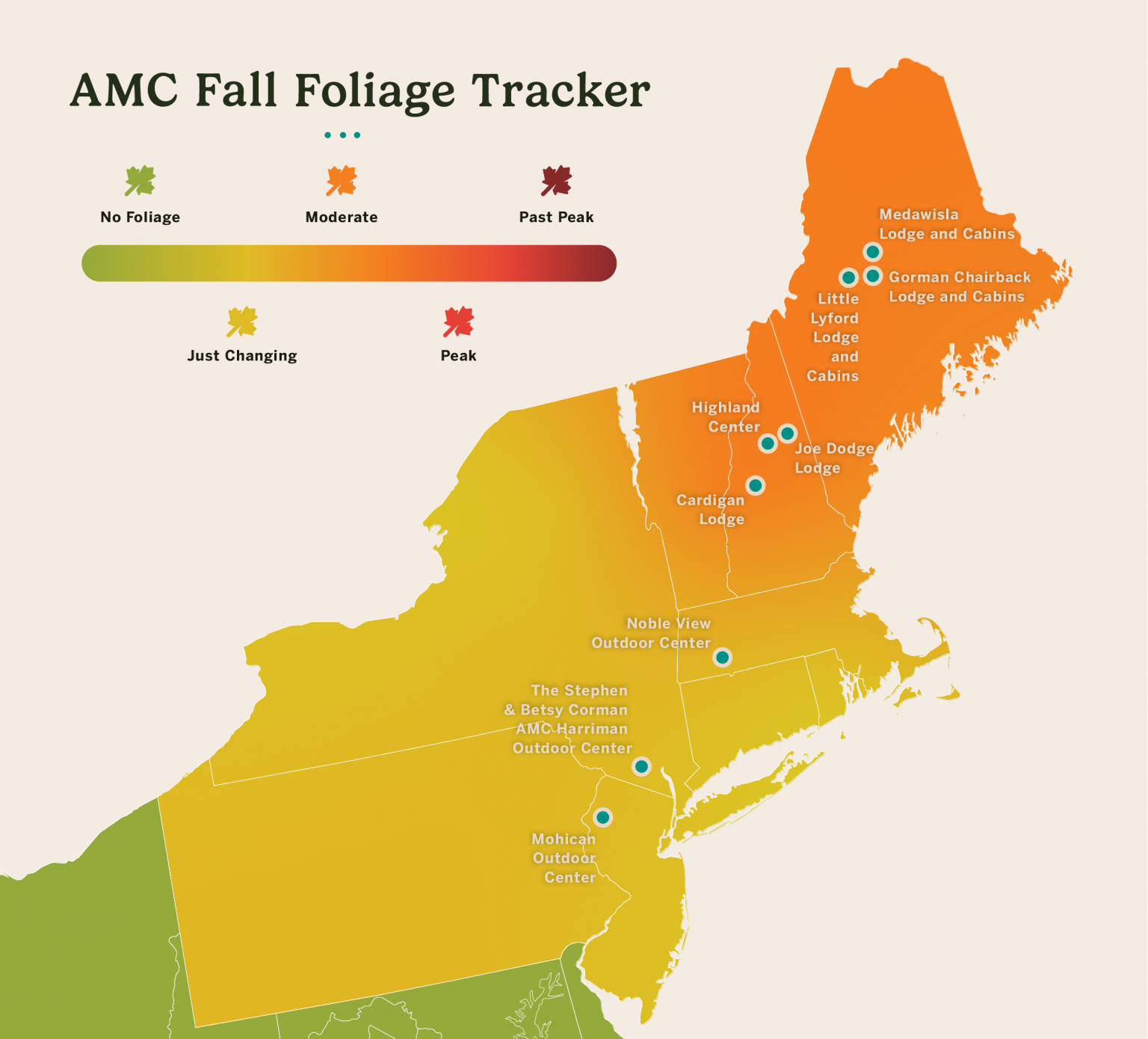 Northeast Fall Foliage Tracker 2025: When and Where to See Peak Colors ...